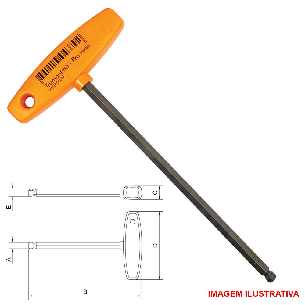 Chave allen cabo "t" abaulada 5 mm 44364/105 tramontina-pro | CCP ...