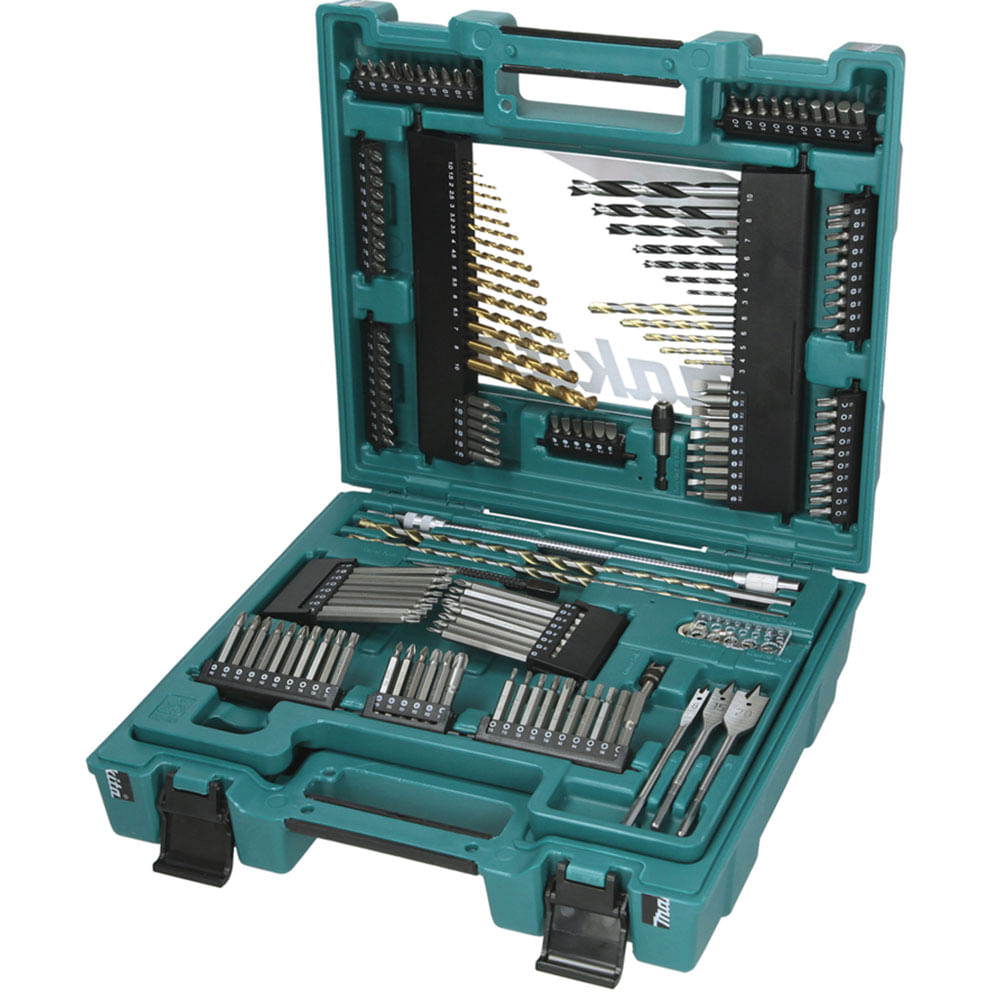 Jogo de brocas e bits com 200 peças para furar / aparafusar d-37194 ...