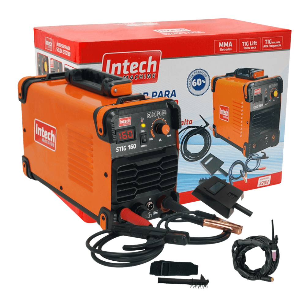 Inversor para Solda TIG 160 Amperes STIG160 220V Intech Machine - ccp