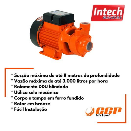 Bomba periferica BP1000-BIVOLT 1HP - INTECH MACHINE - ccp